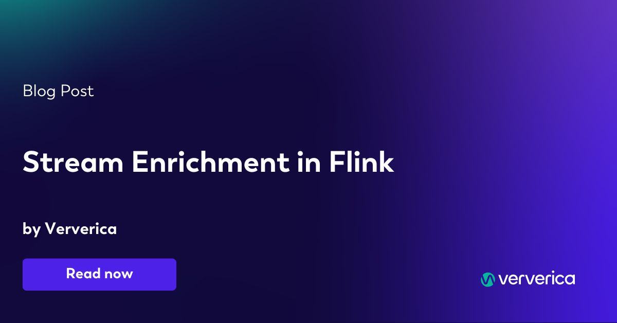 Stream Enrichment in Flink
